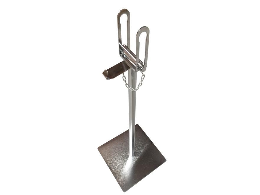 Floor standing Star Seal bag dispenser - 1050mm high - Chrome - Fresh ...