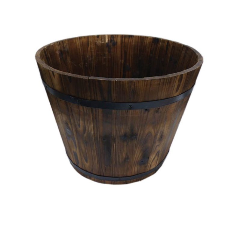 Barrel Stand - Wooden - for 500mm barrels - Fresh Produce Displays