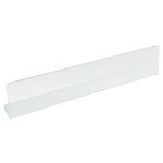 Clear 'L'-Foot Divider - 600 x 100mm - Fresh Produce Displays