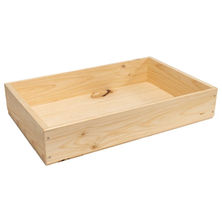 Rustic Pine Spillover Crate - Fresh Produce Displays