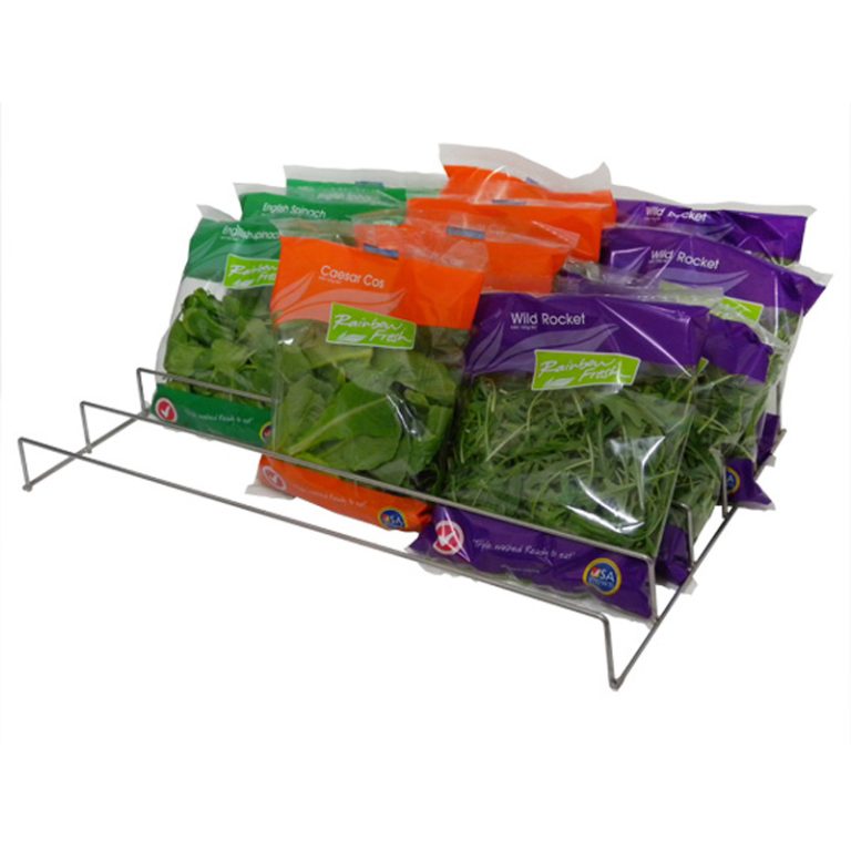 Stainless Steel Pre-pack Bag Holder - Fresh Produce Displays